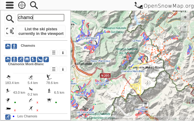 More ski map for your mobile